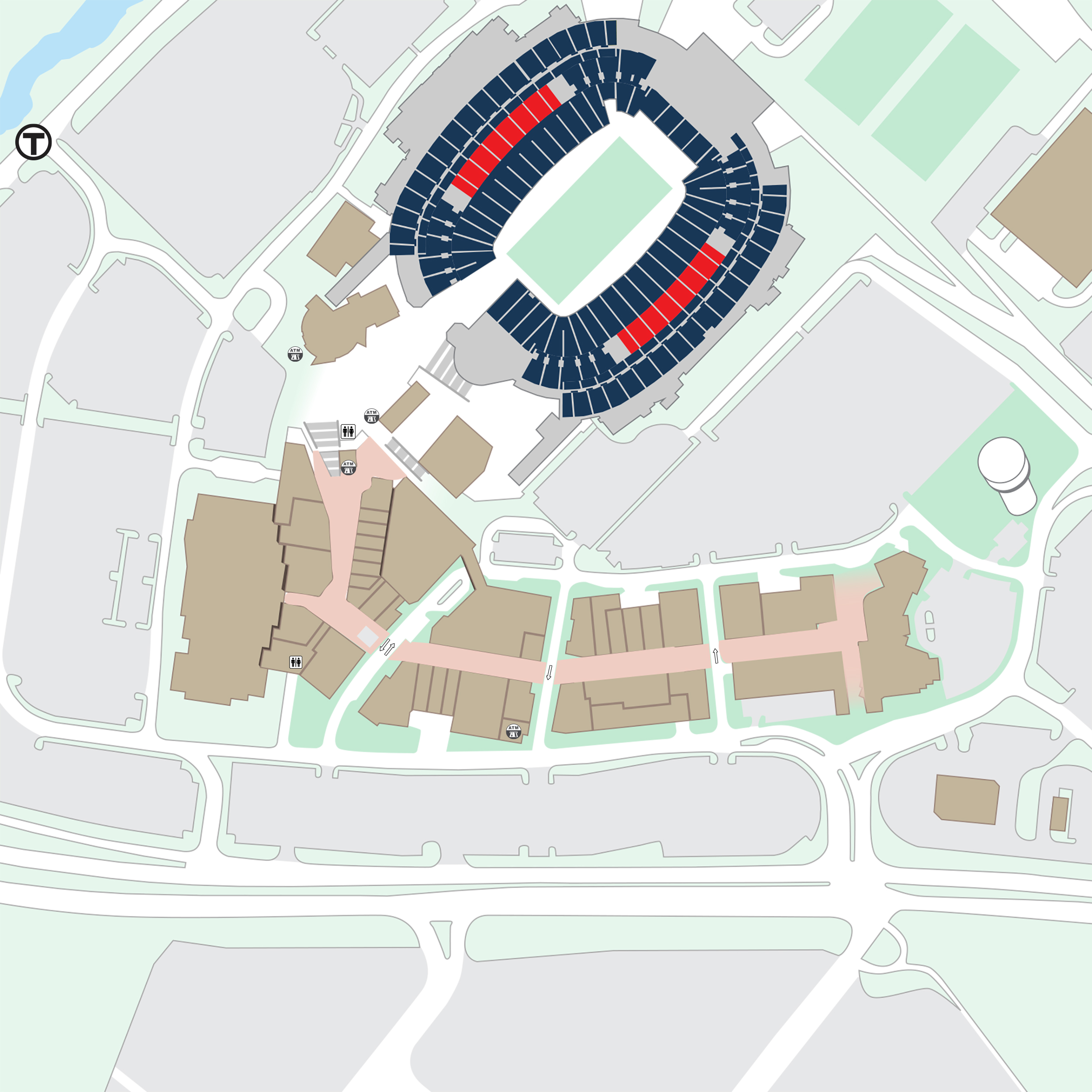 2020_siteplan clean tower 180 | Patriot Place