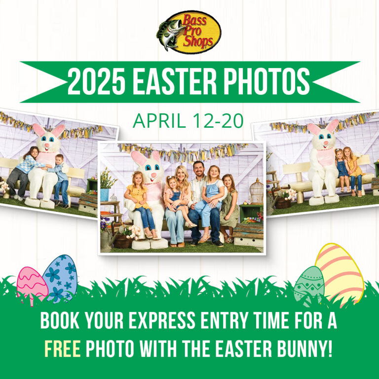 Bass Pro Shops – FREE Photo with the Easter Bunny | Patriot Place