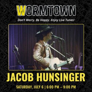 Wormtown Brewery – Live Music: Jacob Hunsinger | Patriot Place