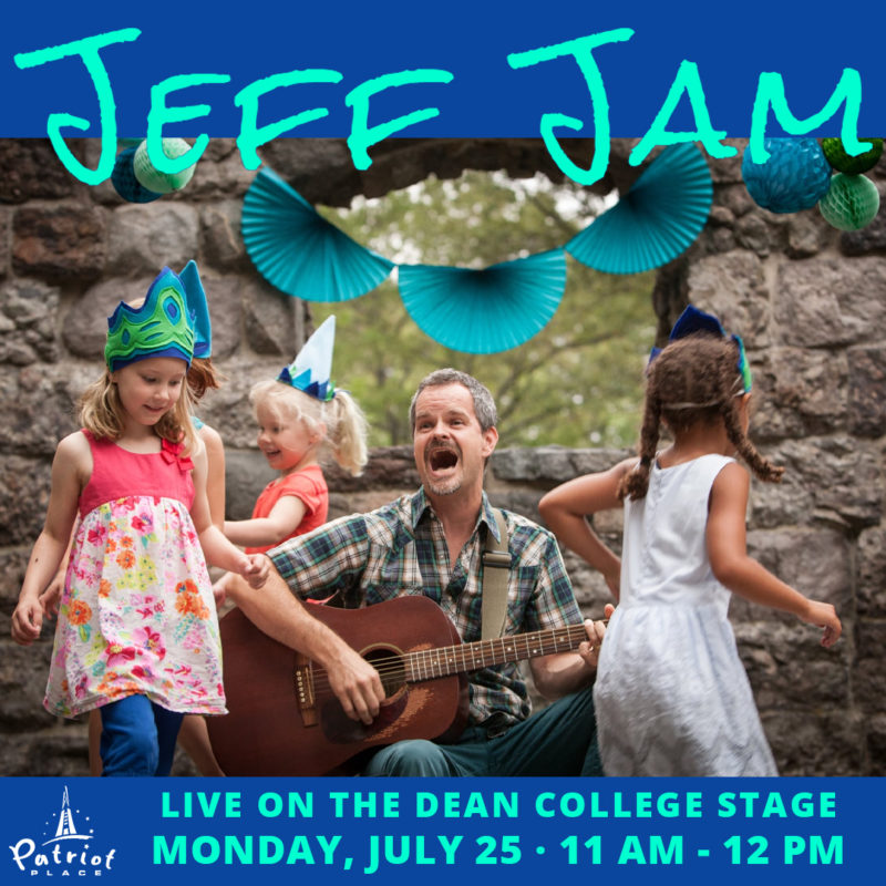 Jeff Jam Family Dance Party on the Dean College Stage | Patriot Place