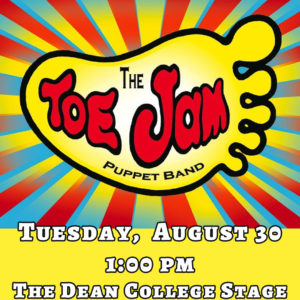 Toe Jam Puppet Band on the Dean College Stage | Patriot Place