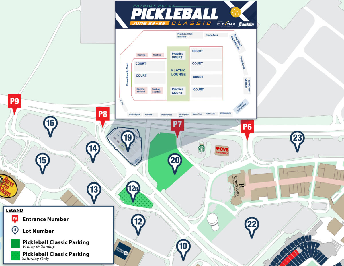 Patriot Place Pickleball Classic powered by ELEVENO | Patriot Place