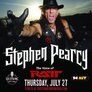 Six String Grill & Stage – Stephen Pearcy: The Voice of RATT | Patriot ...