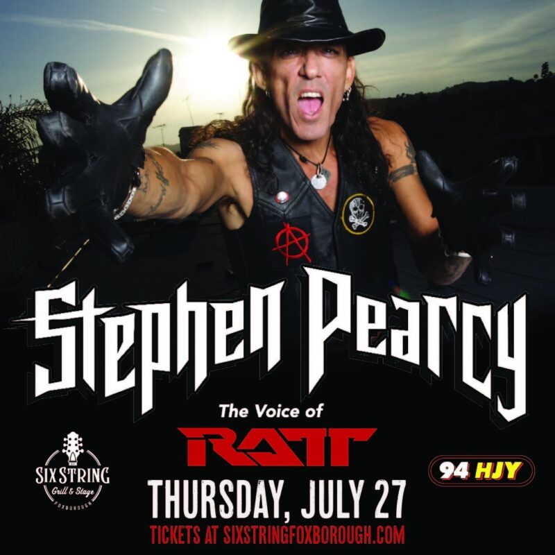 Six String Grill & Stage – Stephen Pearcy: The Voice of RATT | Patriot ...