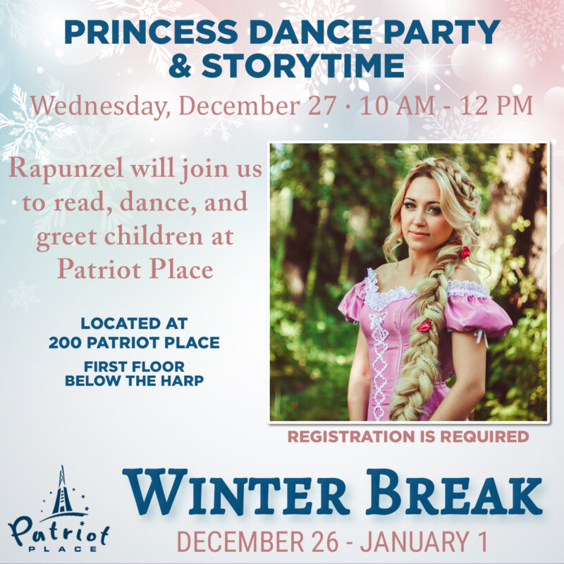 Winter School Break: Princess Dance Party & Storytime | Patriot Place