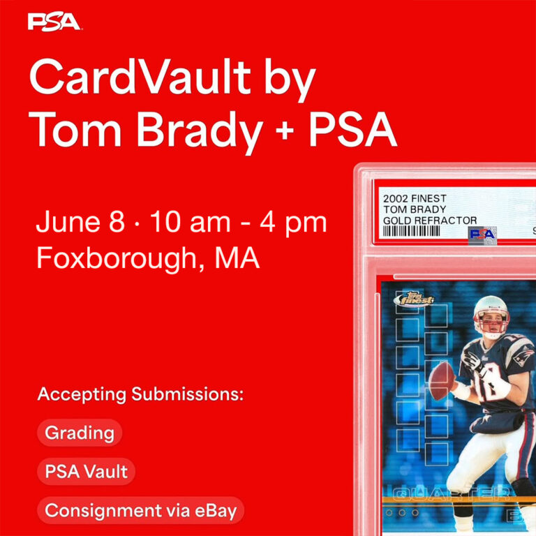 CardVault by Tom Brady – PSA Card Grading Event | Patriot Place