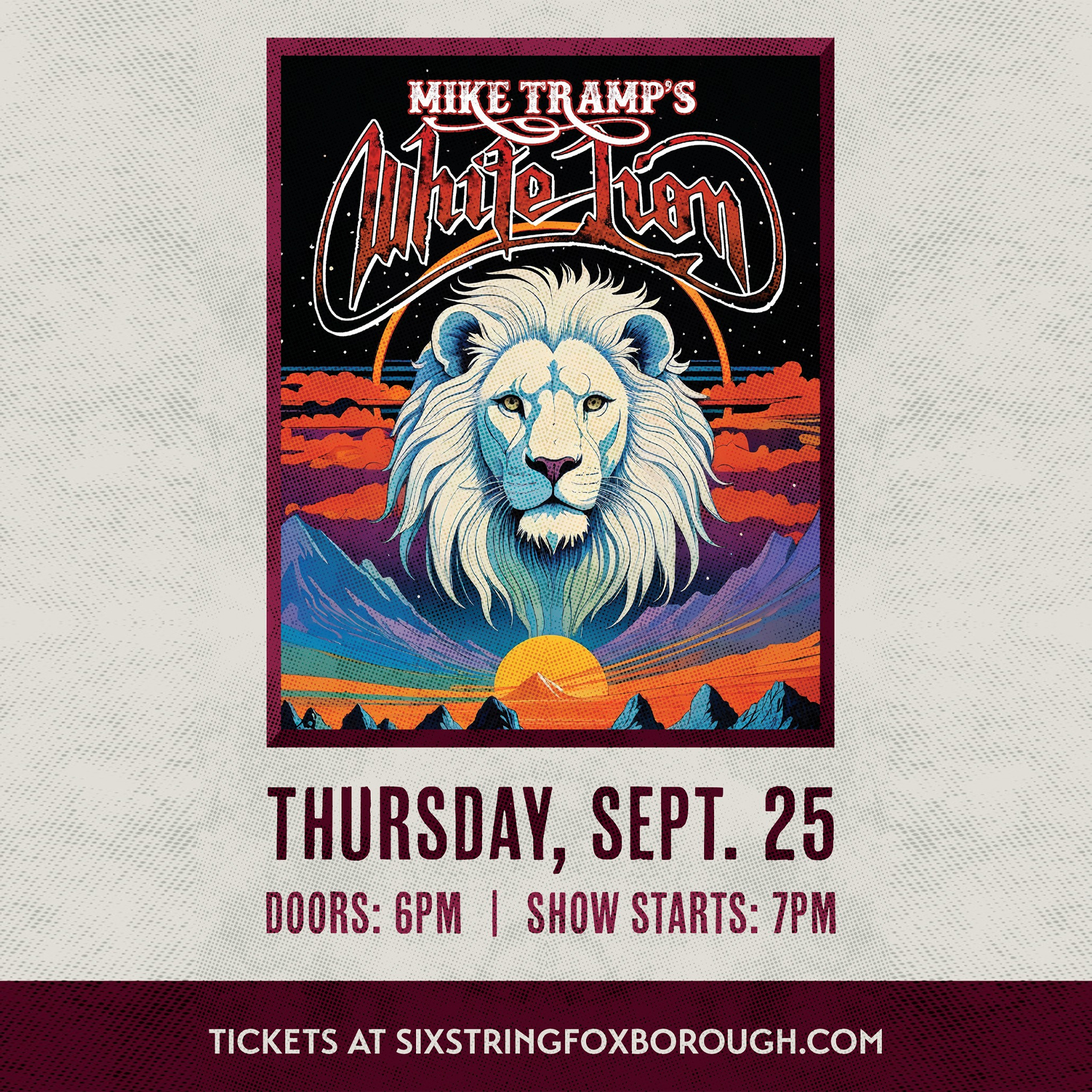 Six String Grill & Stage – Mike Tramp’s White Lion | Patriot Place