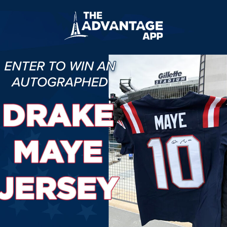 Patriot Place Advantage App Drake Maye Giveaway | Patriot Place
